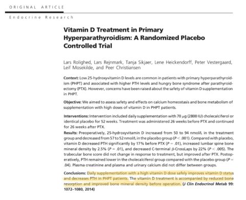 High Parathyroid Low Vitamin D | Lupita Top Nutrition